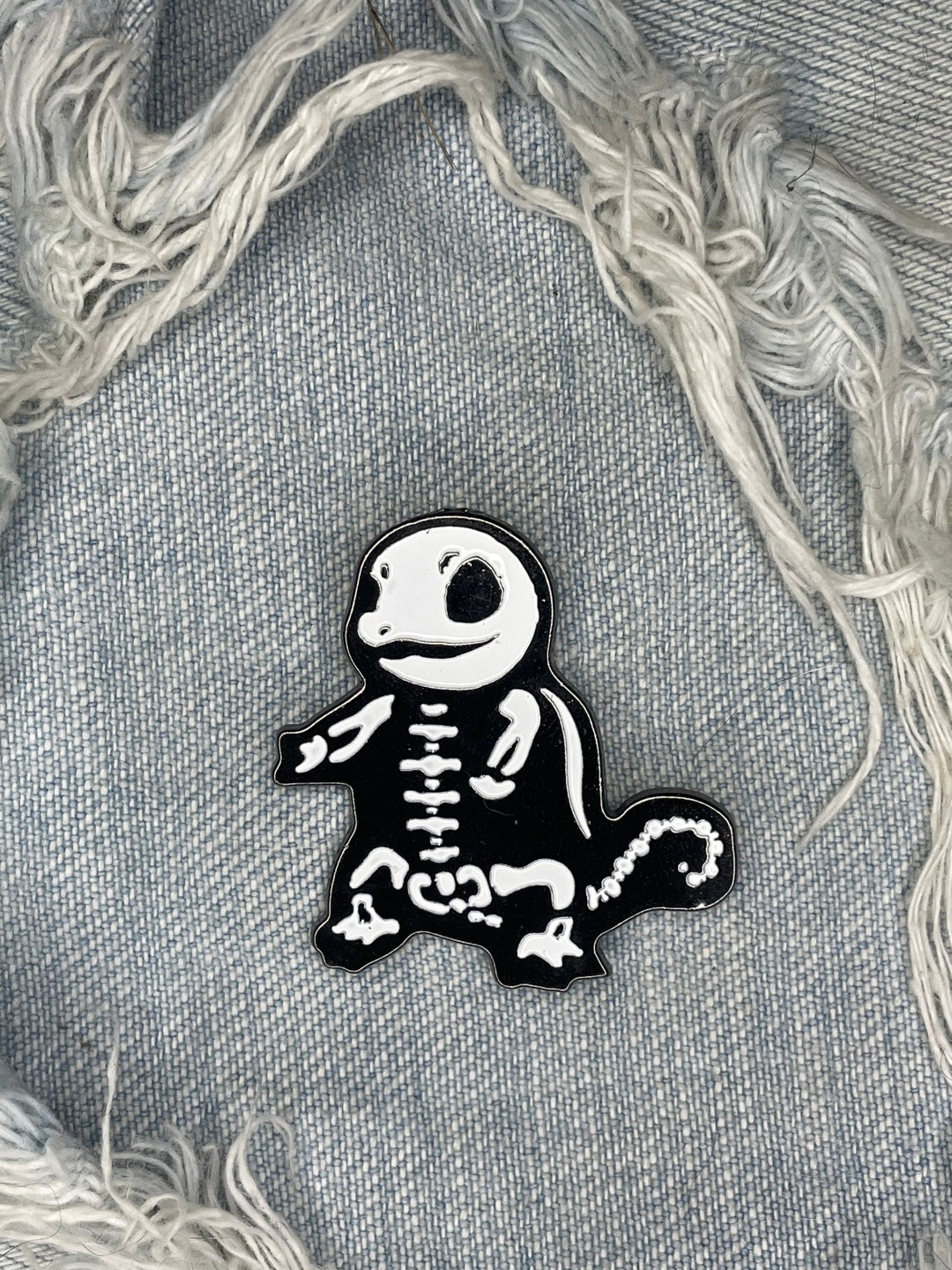 Water Turtle Type X-ray Skeleton Halloween Spooky Pin Badge - Etsy