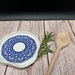 Handmade Blue and White Pottery Spoon Rest - Etsy