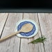 Handmade Blue and White Pottery Spoon Rest - Etsy