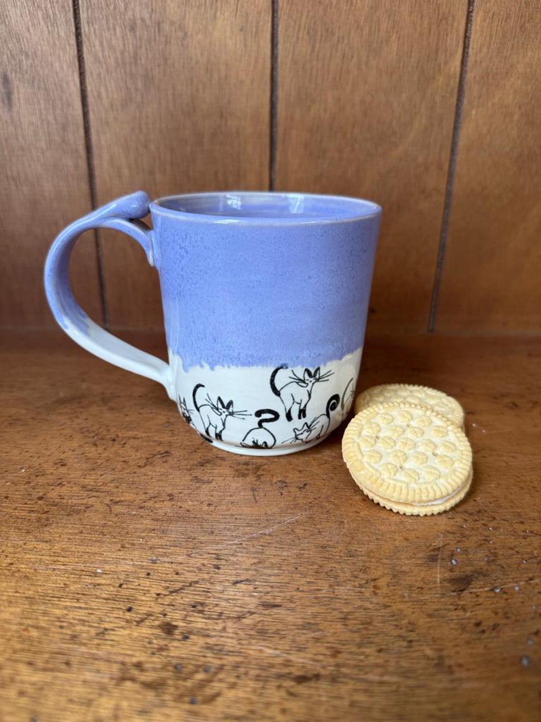 Handmade Ceramic Cat Mug, Pottery Cat Mug - Etsy