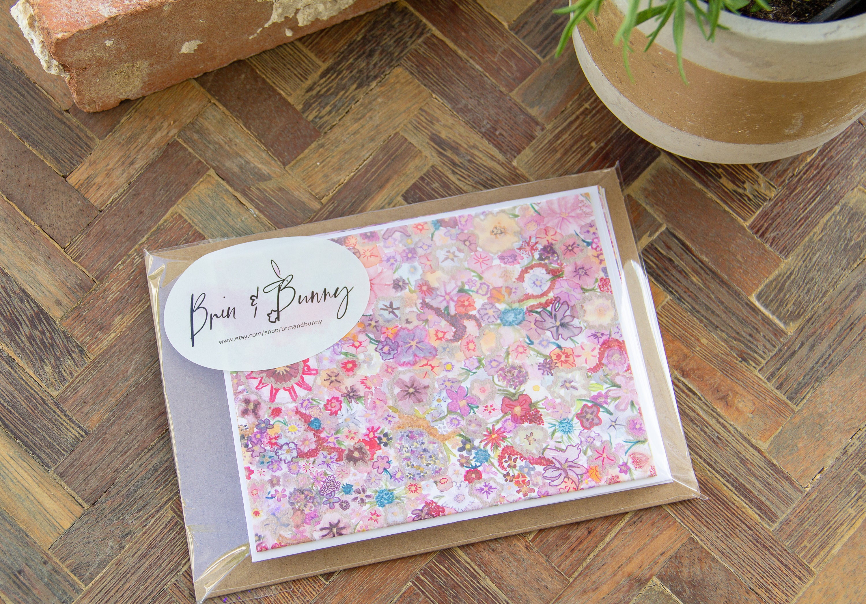 Set of Wild Flower 4x6 A2 Note Cards, Original Watercolor Print ...