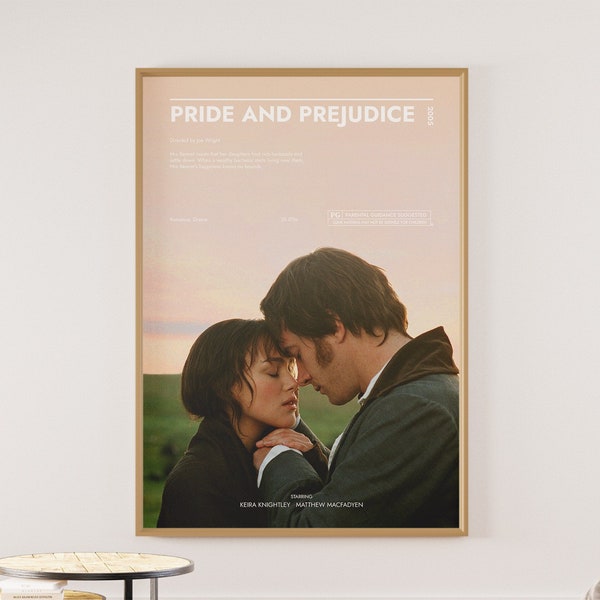 Posters Pride and Prejudice - Etsy