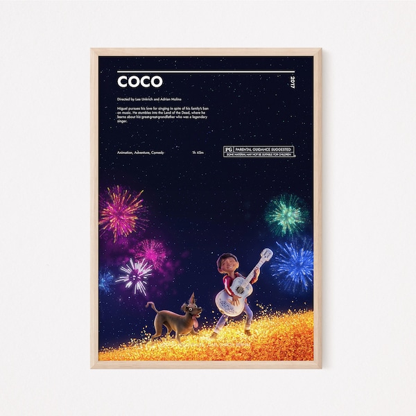 Coco Movie Poster - Etsy