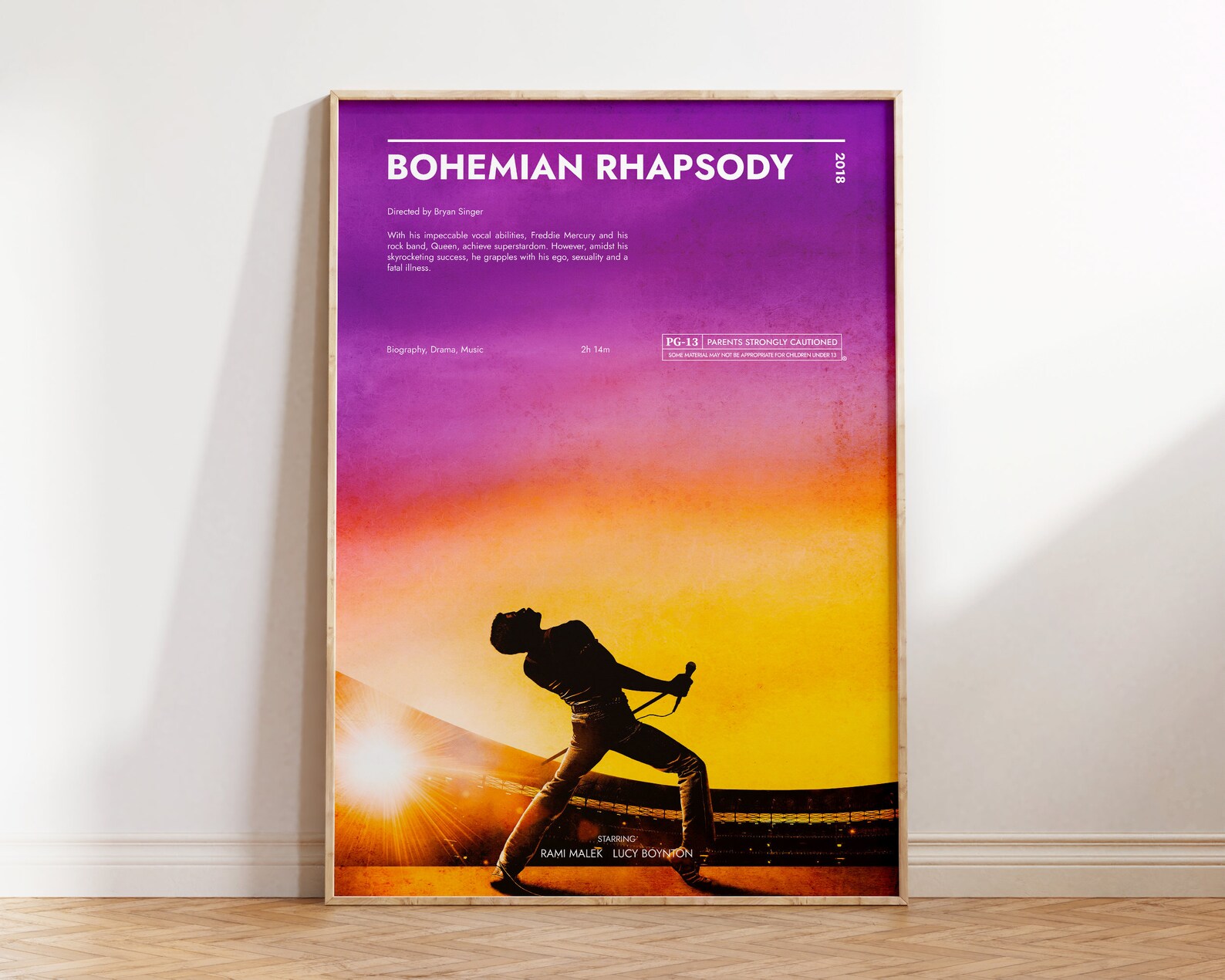 Bohemian Rhapsody Poster Art Print Movie Posters Gift for Movie Lovers ...