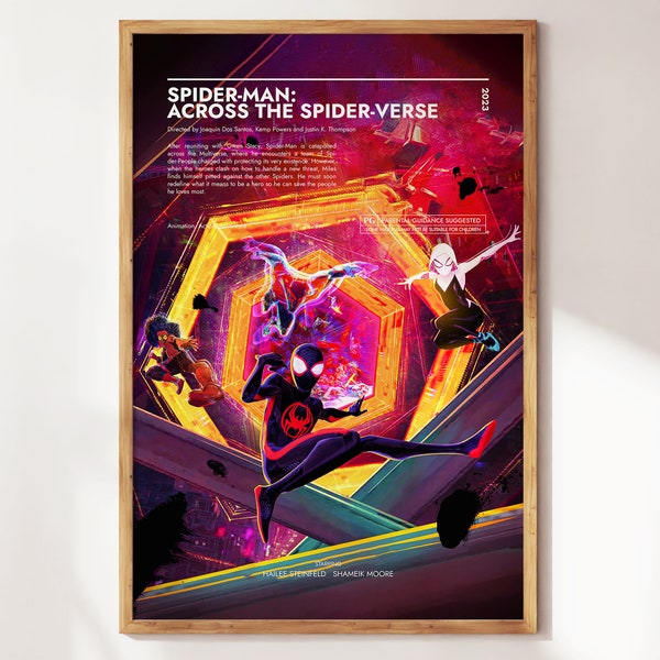 Across the Spiderverse Poster - Etsy
