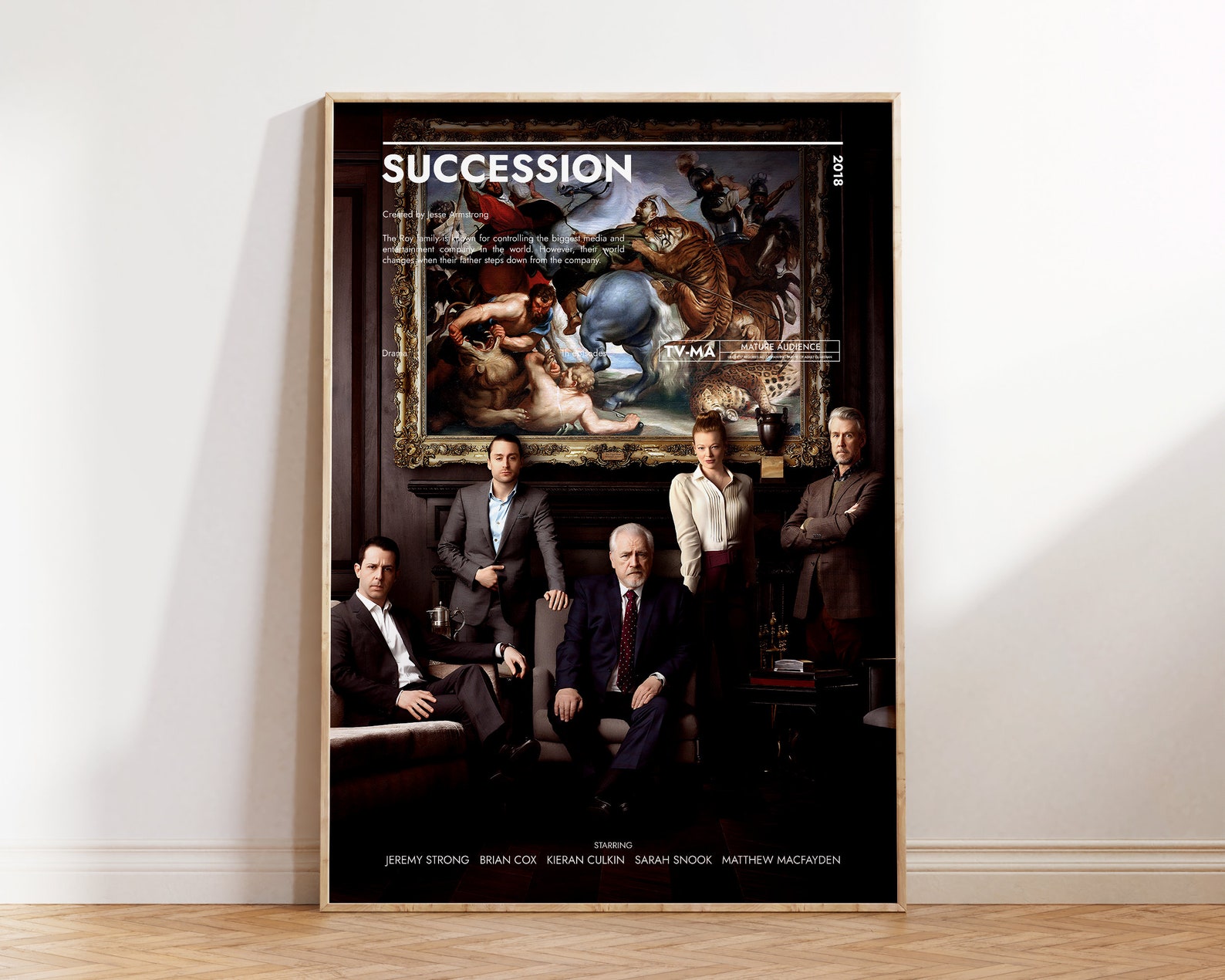 Succession Poster Art Print Movie Posters TV Posters Gift for Movie ...