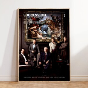 Succession Poster Art Print Movie Posters TV Posters Gift for Movie ...