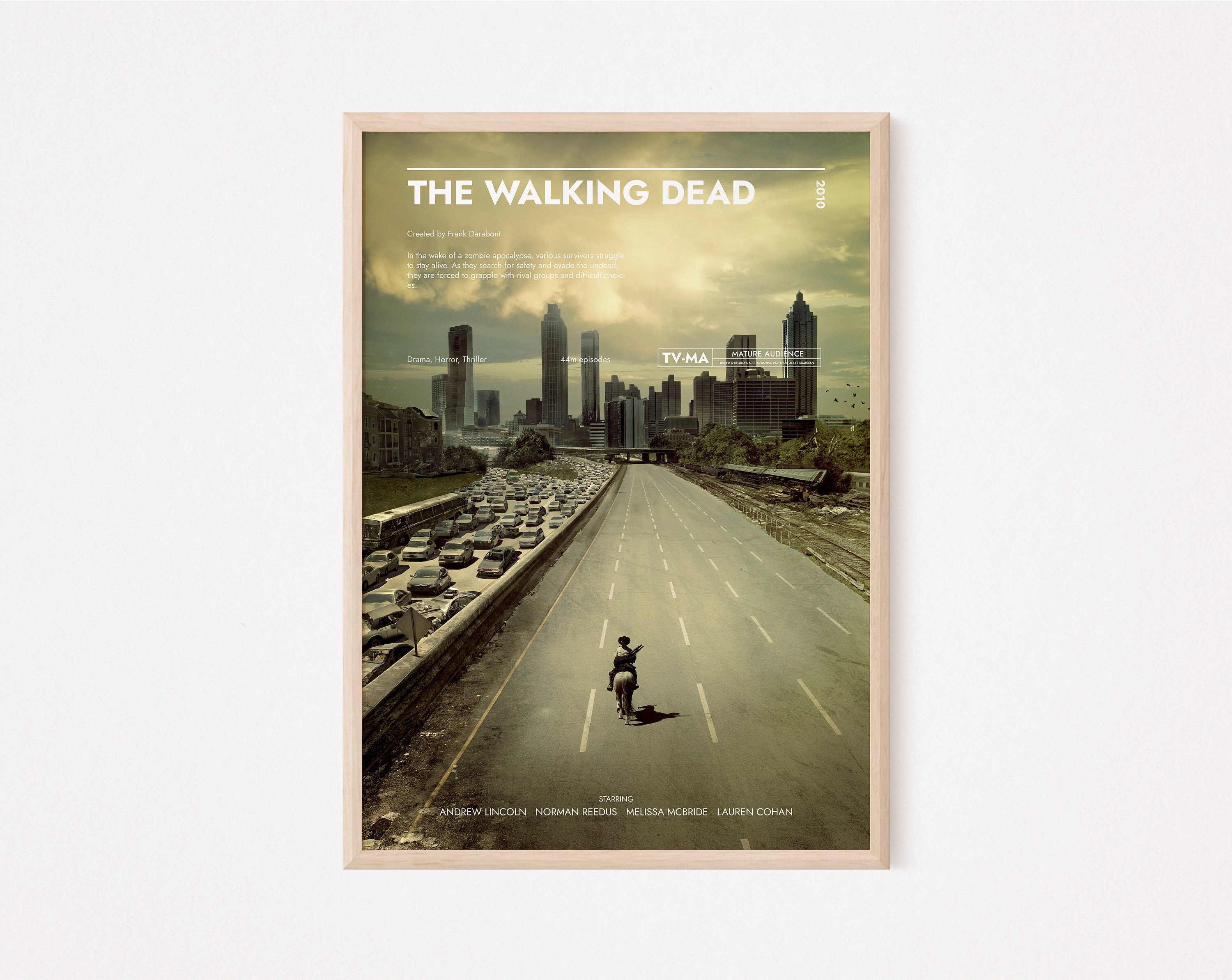 The Walking Dead Poster Art Print Movie Posters TV - Etsy