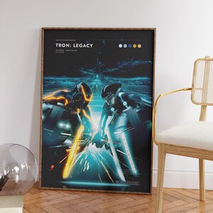 Tron Legacy Poster Art Print Movie Posters Gift for Movie Lovers - Etsy