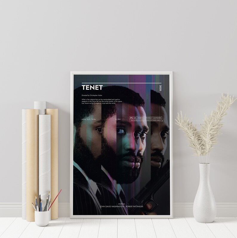 Tenet Poster Art Print Movie Posters - Etsy