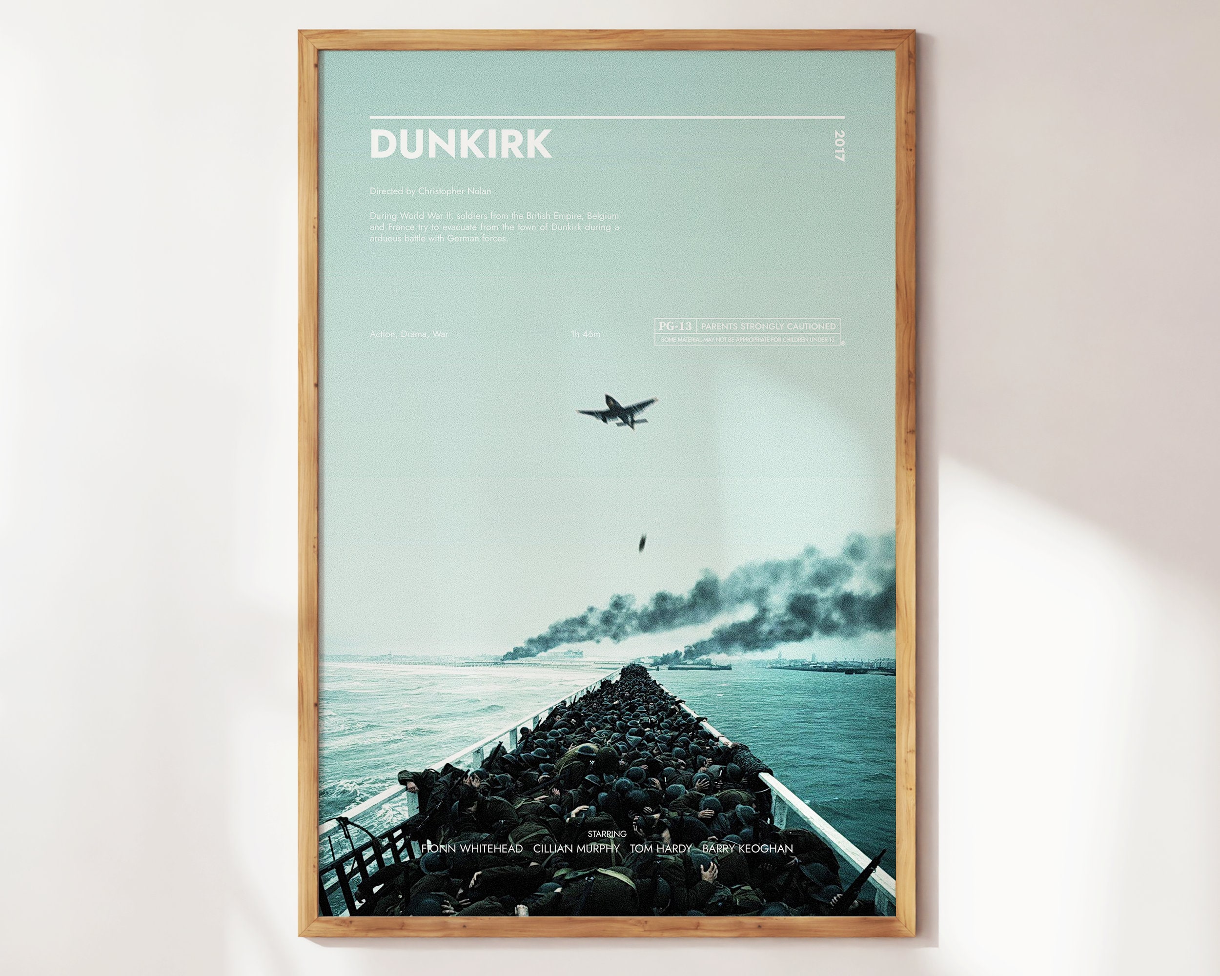 Dunkirk Poster Art Print Movie Posters Gift for Movie Lovers - Etsy