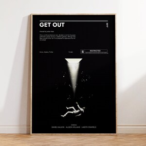 Get Out Poster Art Print Movie Posters Gift for Movie Lovers - Etsy