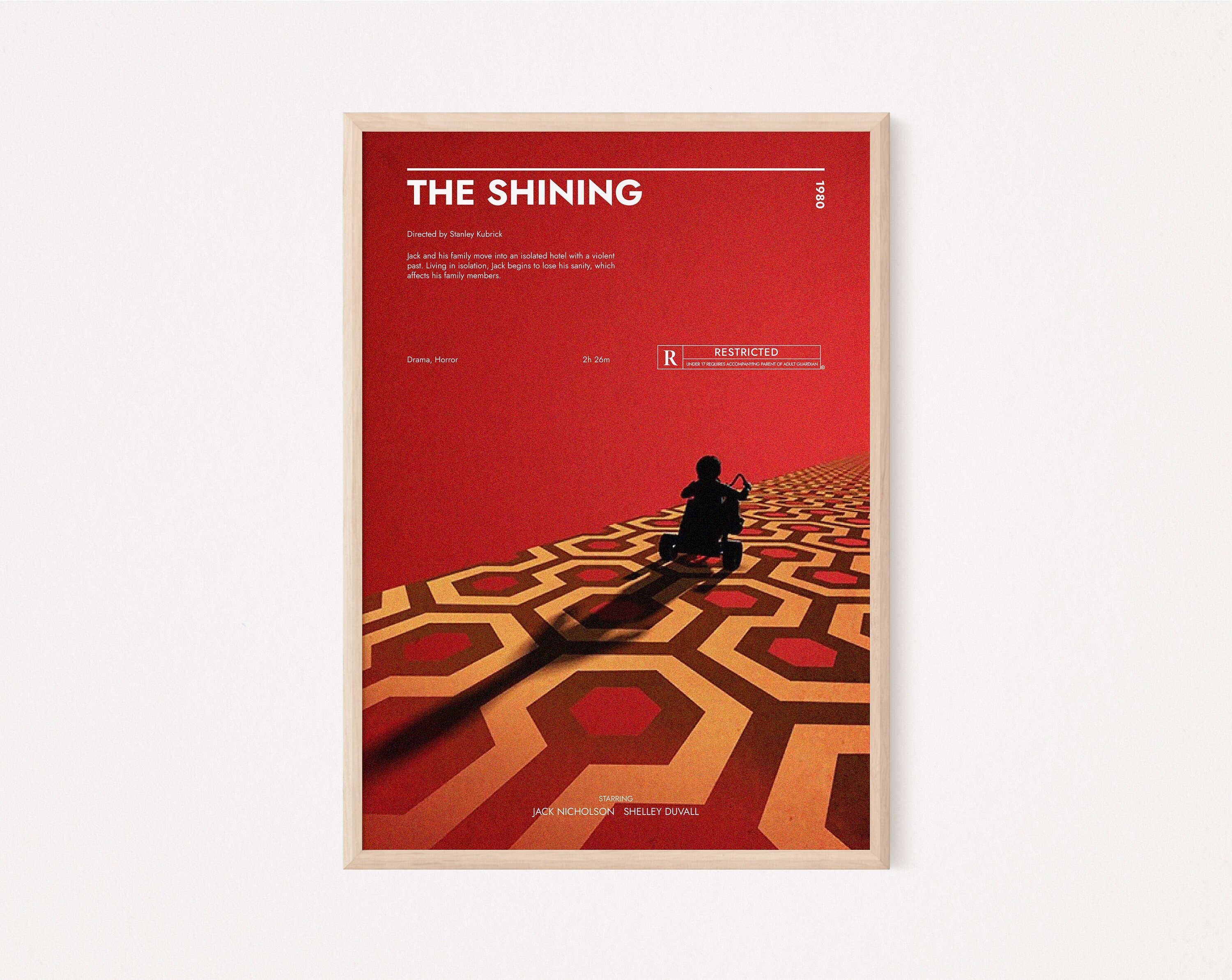 The Shining Minimalist Movie Poster Wallpaper