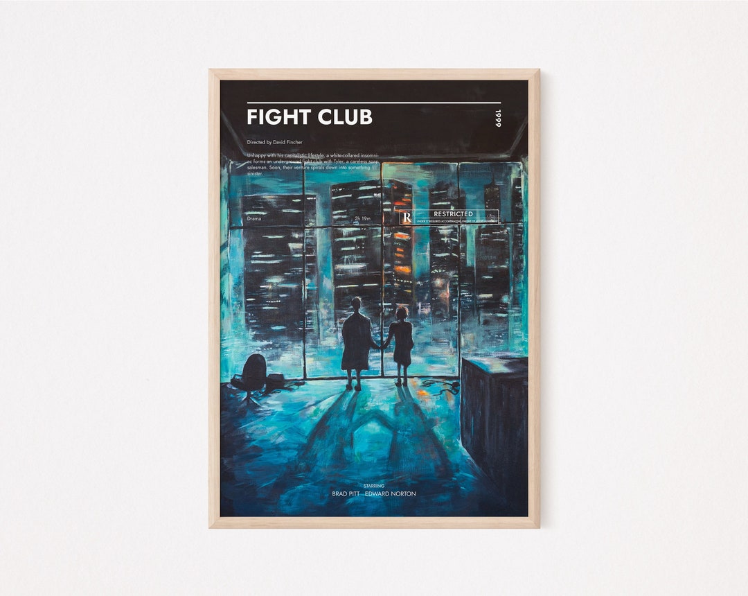 Fight Club Poster Art Print Movie Posters Gift for Movie - Etsy
