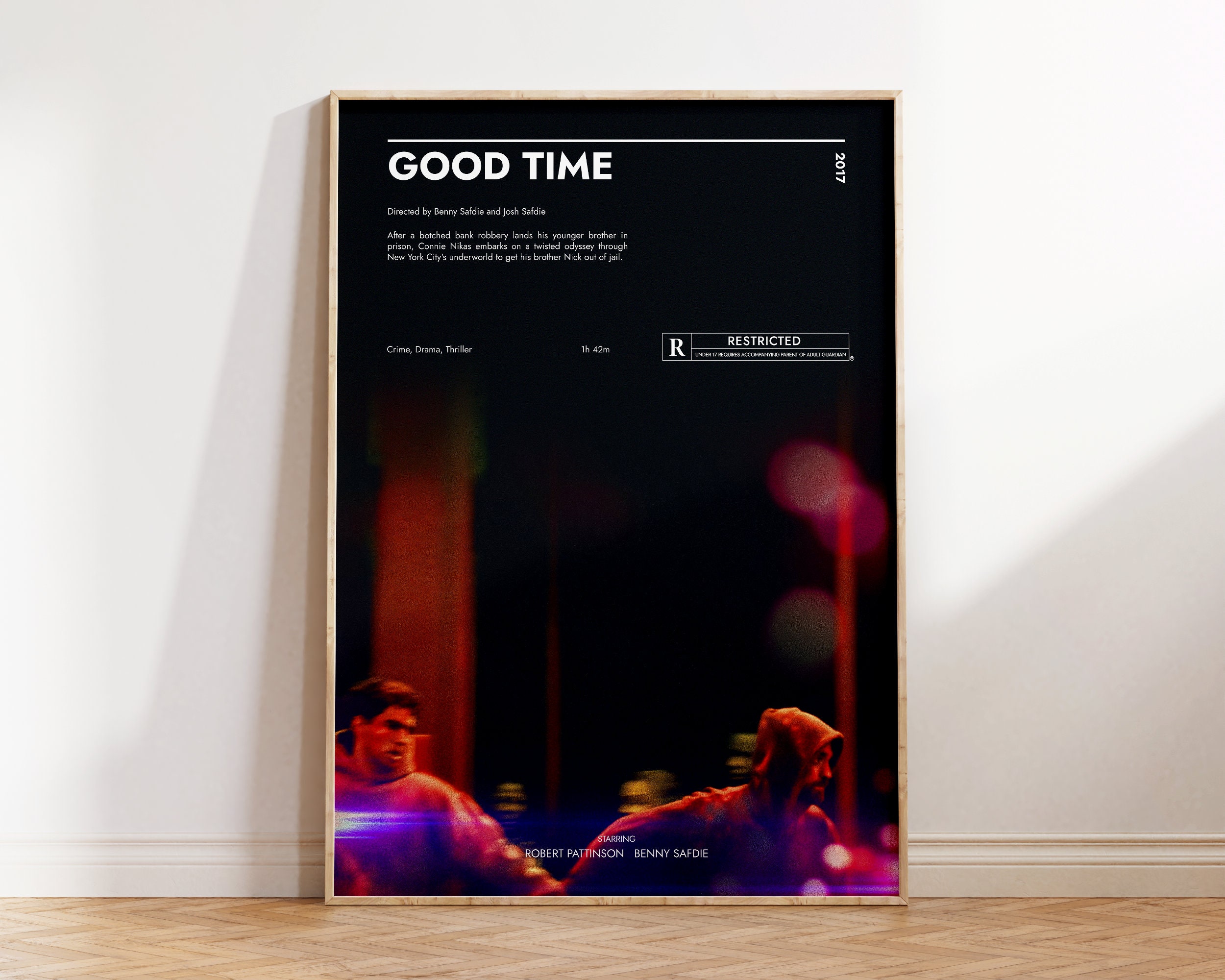 Good Time Poster Art Print Movie Posters Gift for Movie Lovers - Etsy