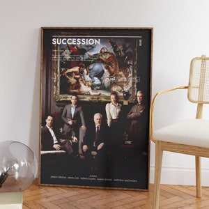 Succession Poster Art Print Movie Posters TV Posters Gift for Movie ...