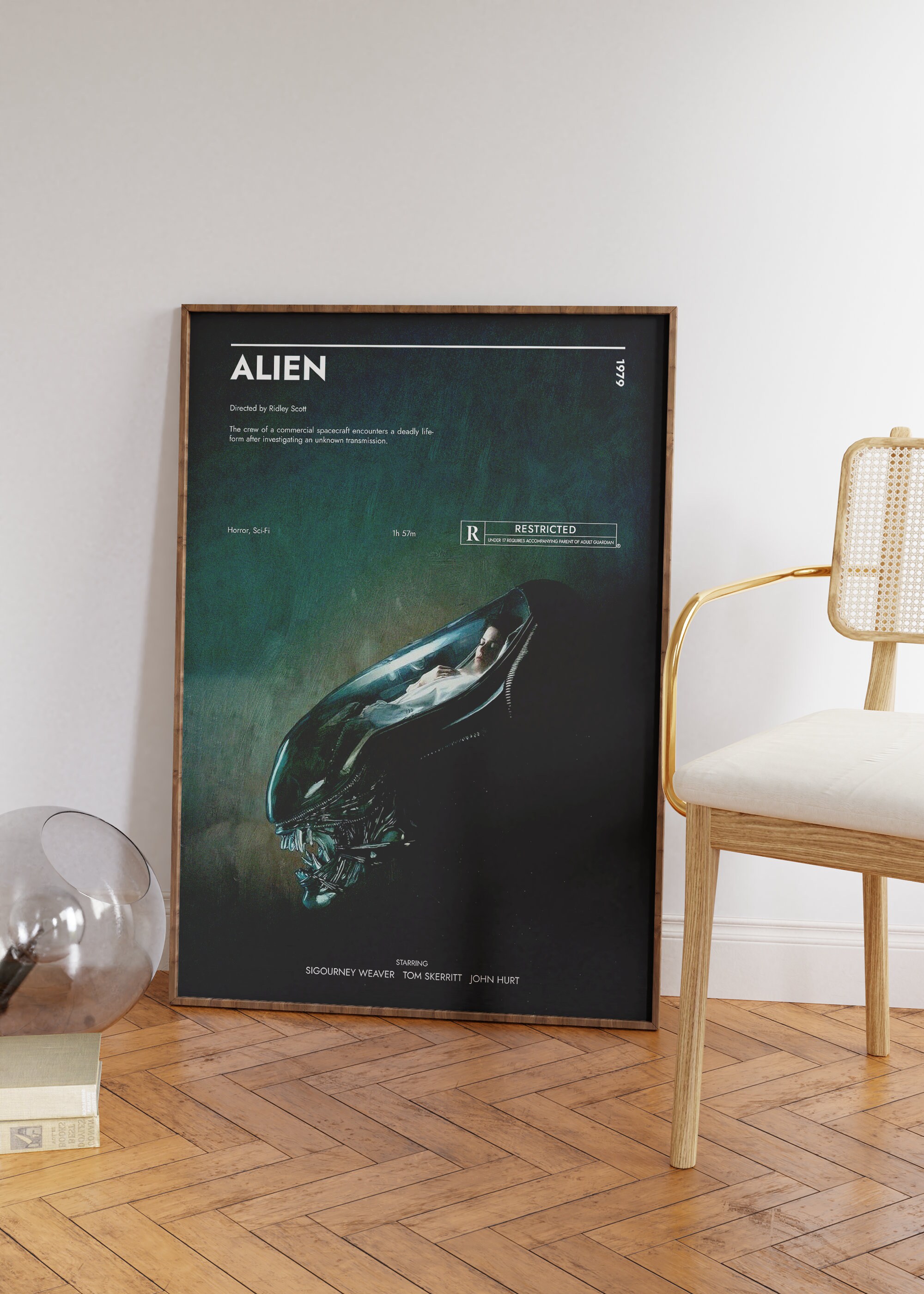 Alien 1979 Poster Art Print Movie Posters Gift for Movie Lovers - Etsy
