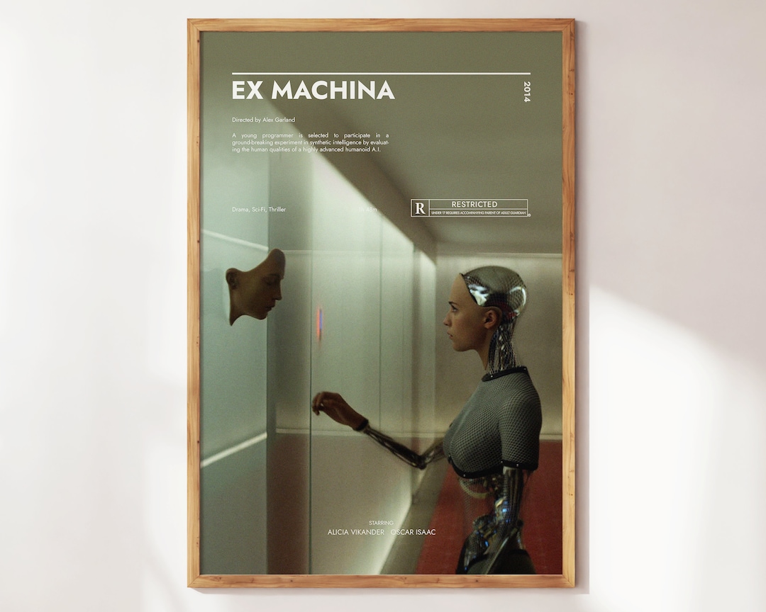 Ex Machina Poster Art Print Movie Posters Gift for Movie Lovers - Etsy