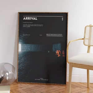 Arrival Poster Art Print Movie Posters Gift for Movie Lovers - Etsy
