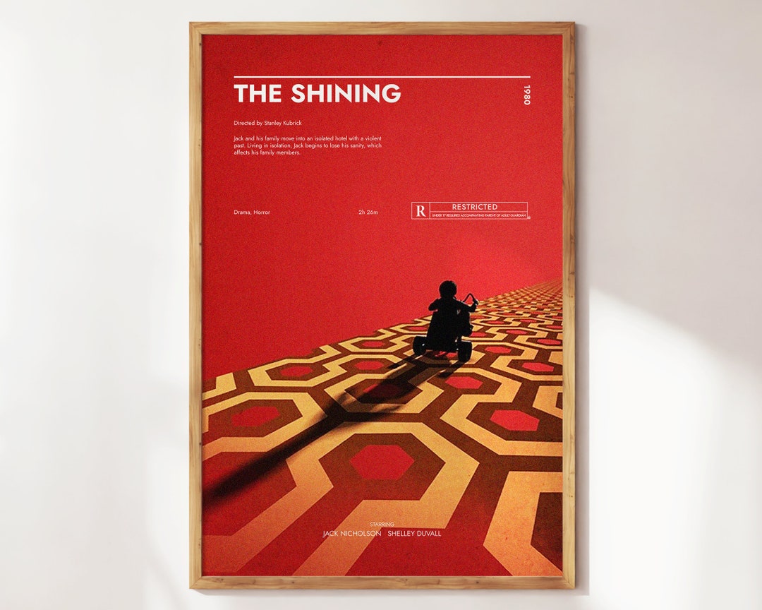 The Shining Poster Art Print Movie Posters Gift for Movie Lovers - Etsy