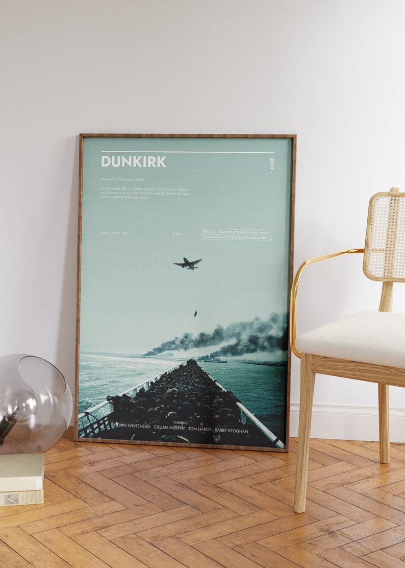 Dunkirk Poster Art Print Movie Posters Gift for Movie Lovers - Etsy