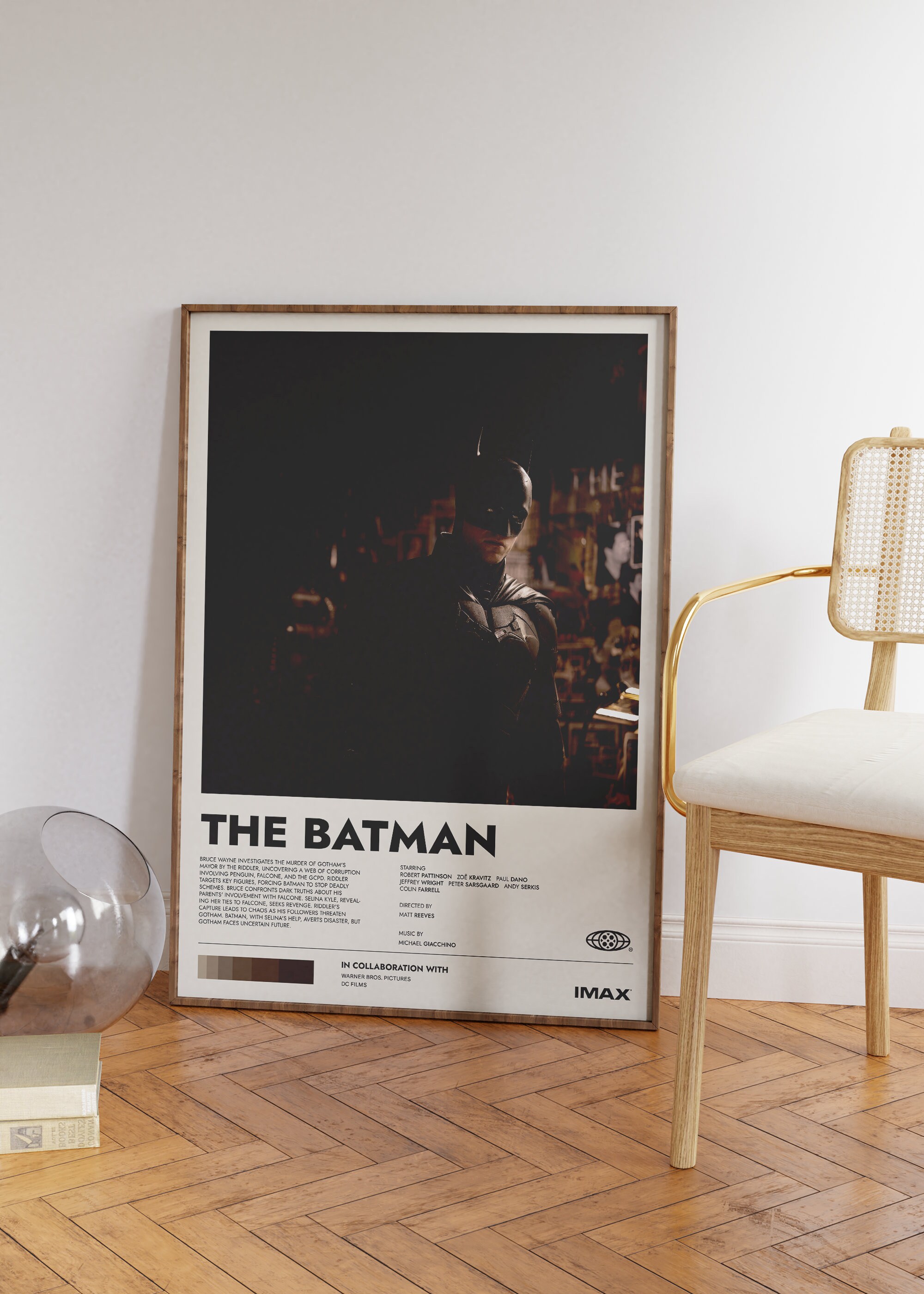 The Batman Poster Batman Movie Poster Minimalist Movie Poster Wall Art ...