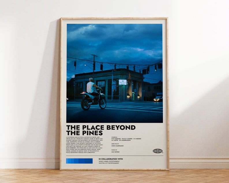 The Place Beyond the Pines Poster Ryan Gosling Poster Minimalist Movie ...