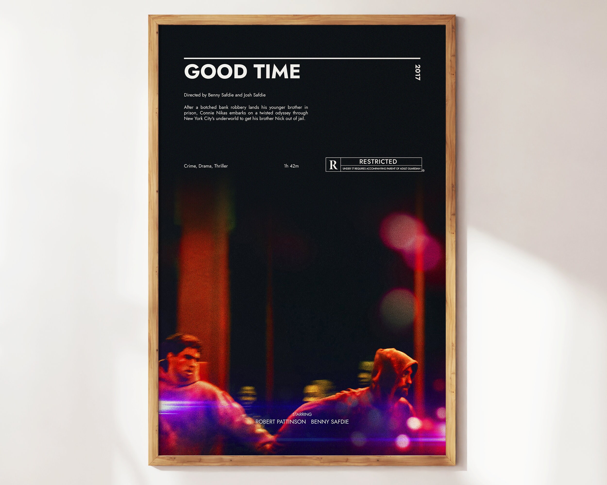 Good Time Poster Art Print Movie Posters Gift for Movie Lovers - Etsy