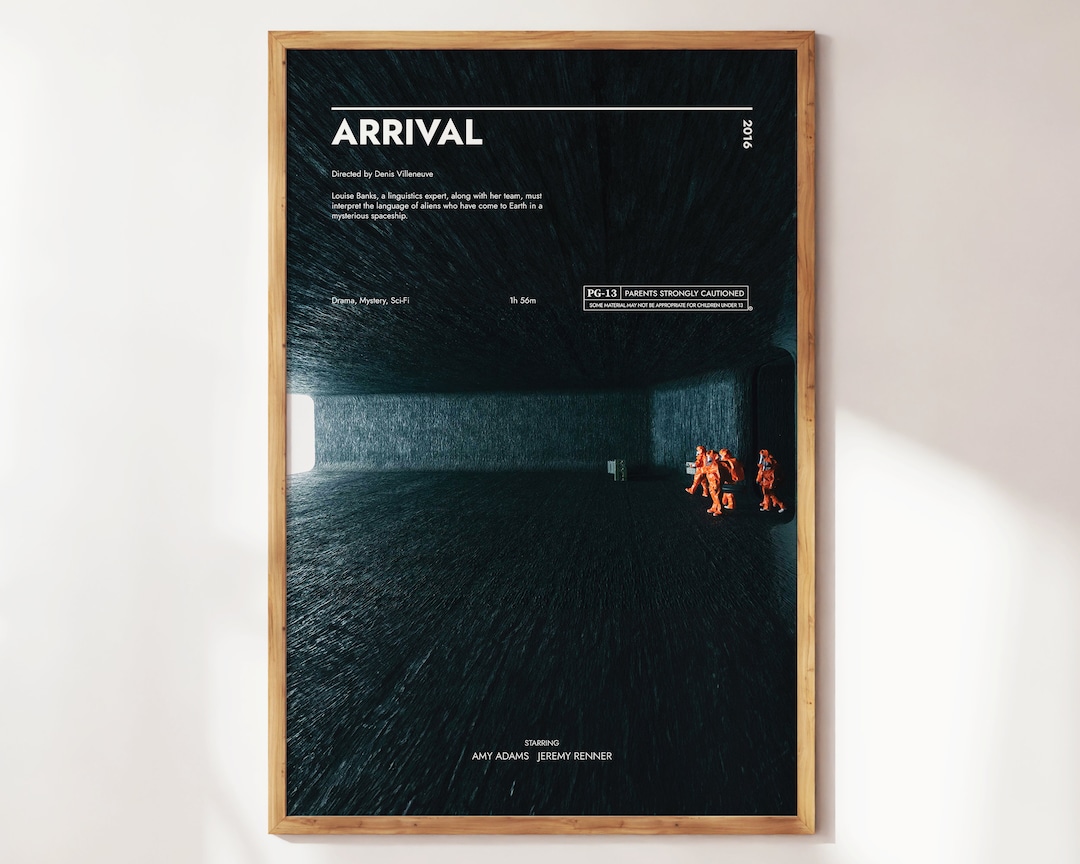 Arrival Poster Art Print Movie Posters Gift for Movie Lovers - Etsy