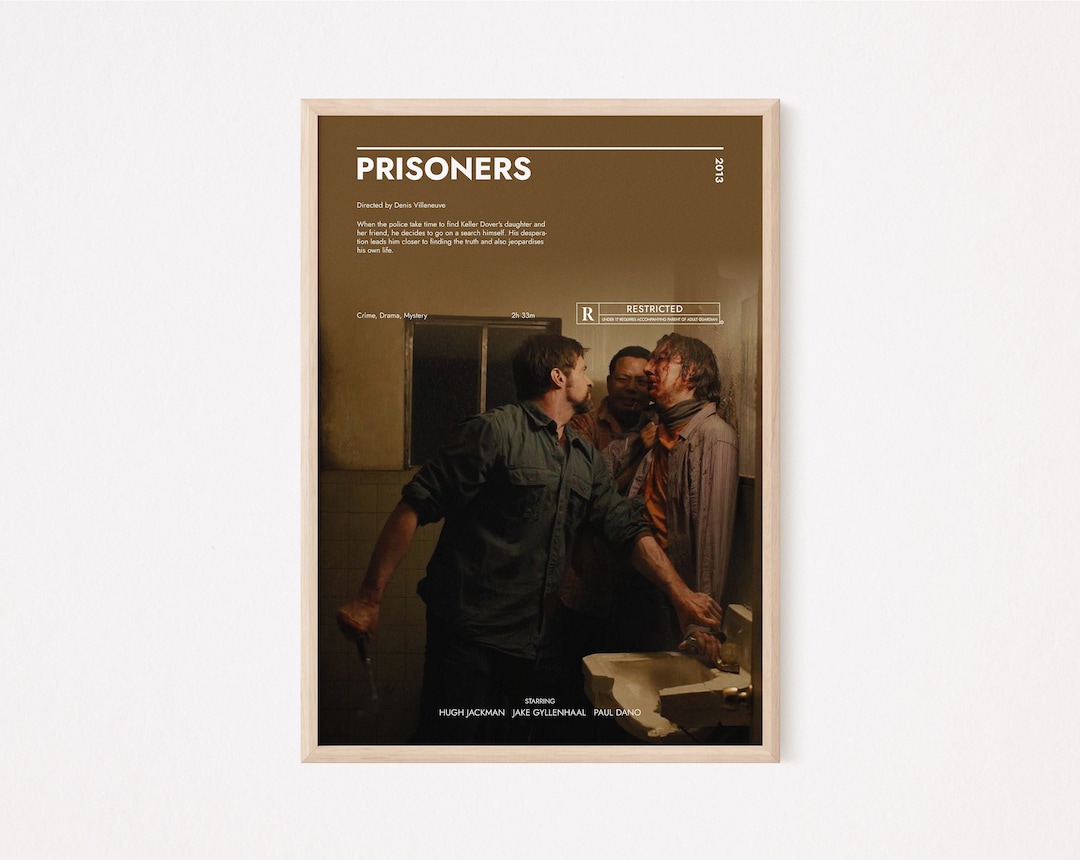 Prisoners Poster Art Print Movie Posters Gift for Movie Lovers - Etsy