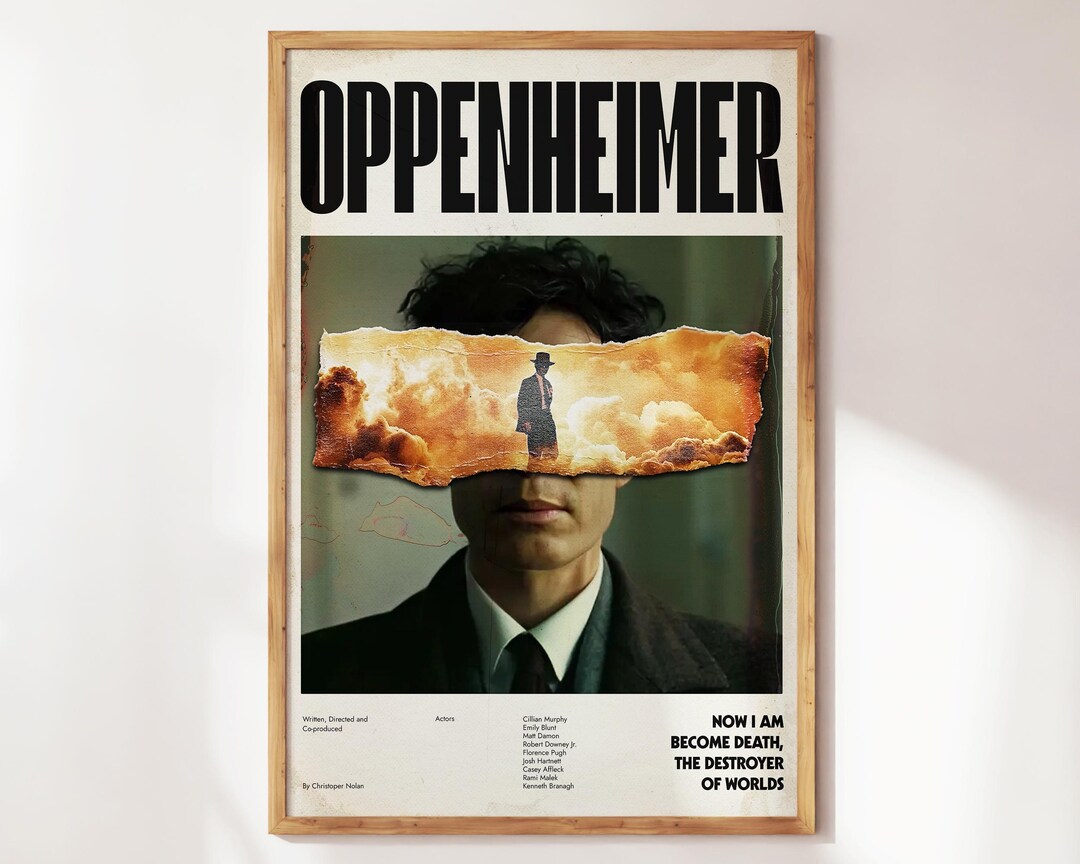 Oppenheimer Movie Poster Movie Posters Gift for Movie Lovers American ...