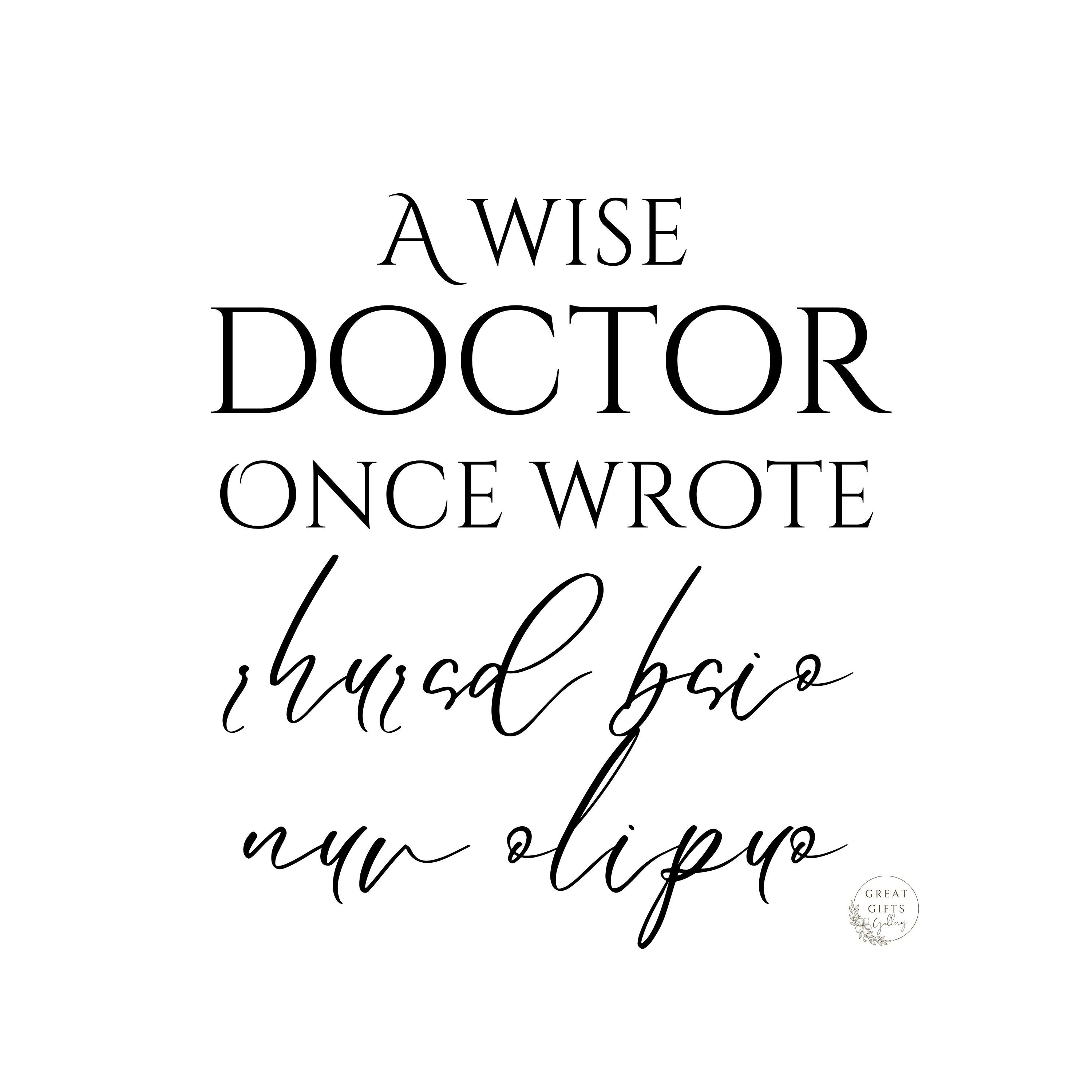 Wise Doctor Graphic Doctor Handwriting Download Dual Font - Etsy