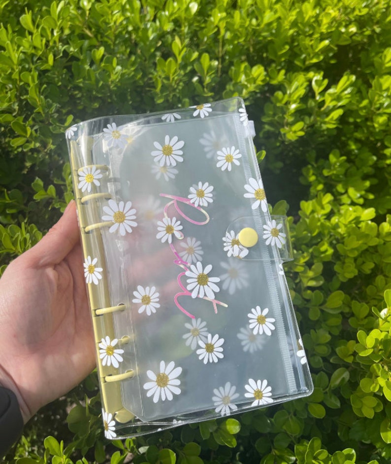 Pink Daisy Budget Binder Yellow Daisy Budget Binder Cash - Etsy