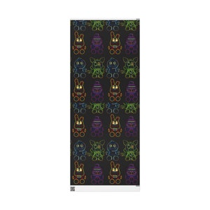 Neon FNAF Wrapping Paper - Etsy
