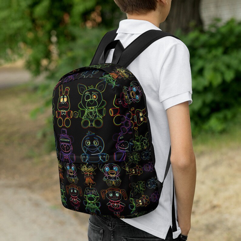 Neon FNAF Backpack - Etsy