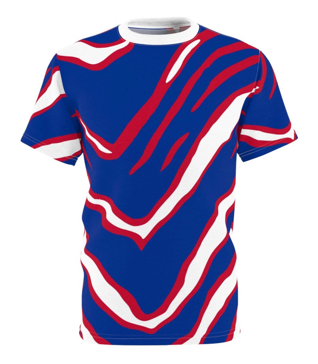 Buffalo Bills Zubaz Pattern AOP All Over Print Unisex Lightweight T ...