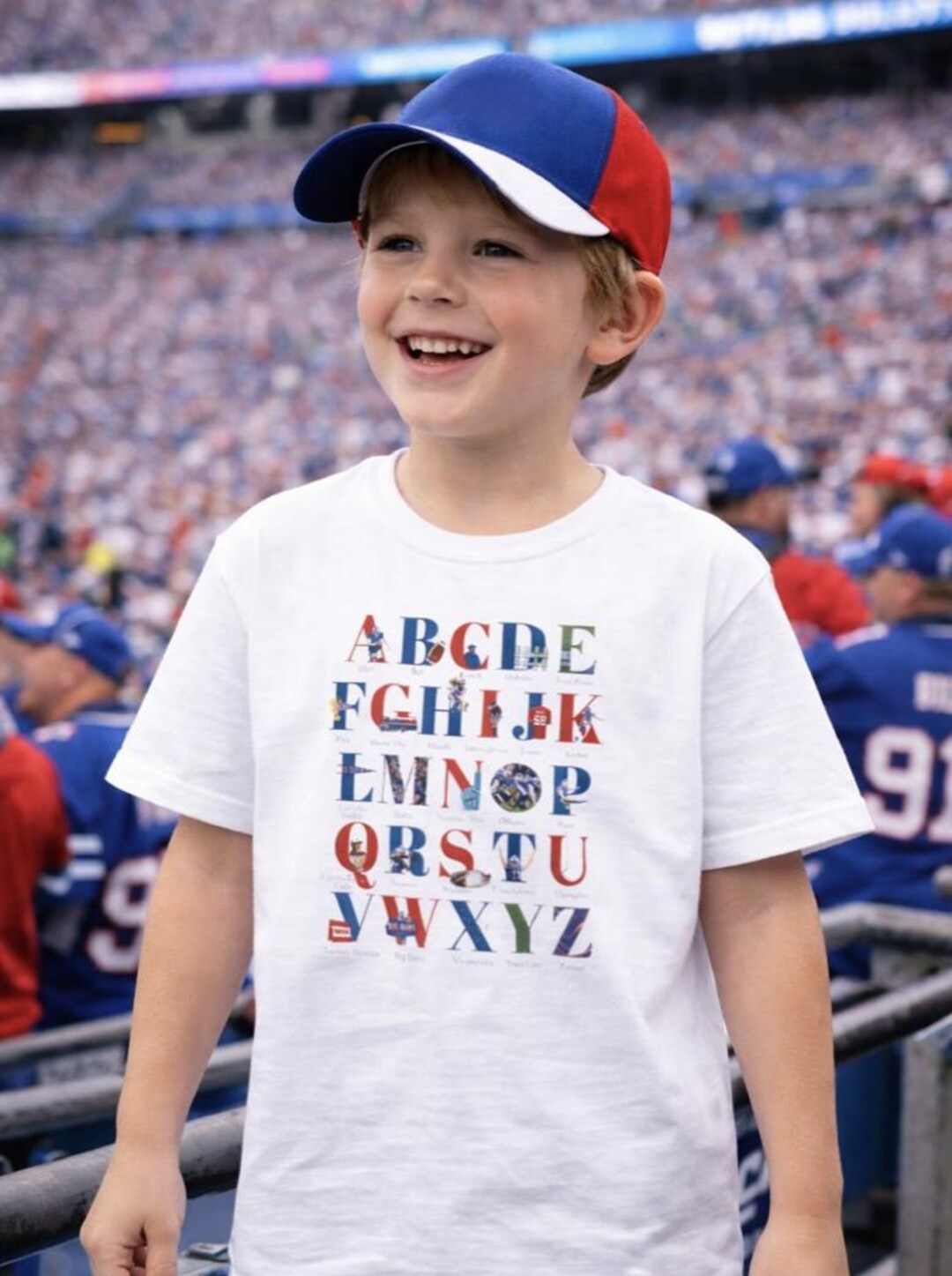 Buffalo Bills ABC Bills Mafia Alphabet Kids Unisex Fit Tee - Etsy