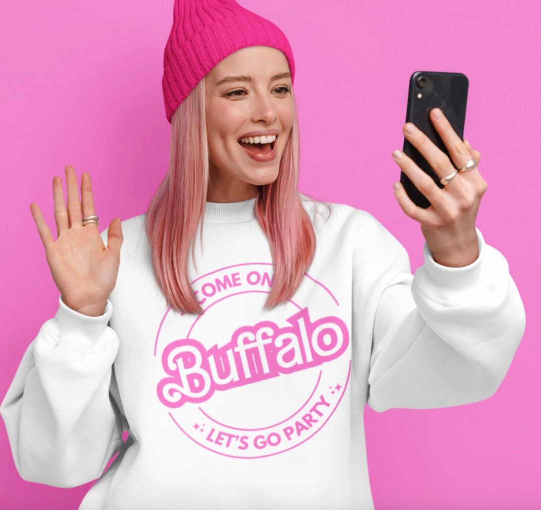 Come on Buffalo Let's Go Party Unisex Crewneck Sweatshirt Barbie Style ...