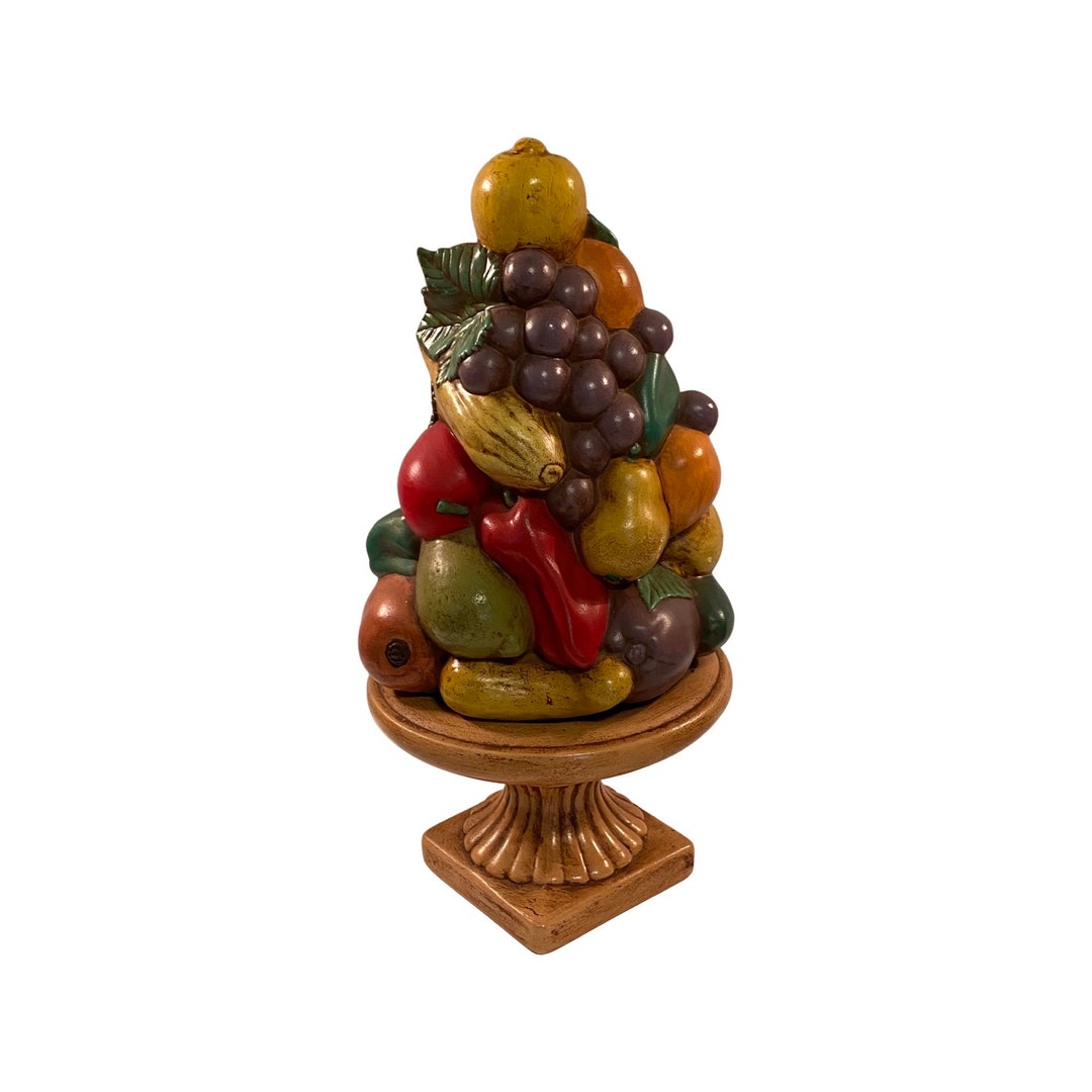 MCM Fruit CENTERPIECE Topiary 1970s Kitchen Table Decor - Etsy
