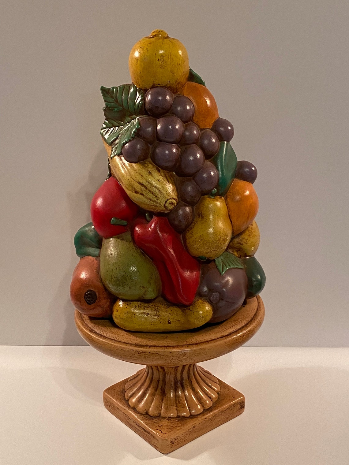 MCM Fruit CENTERPIECE Topiary 1970s Kitchen Table Decor - Etsy