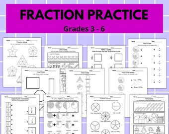 Mixed Fraction Addition Worksheets for Kids 7-11 | Engaging Math ...