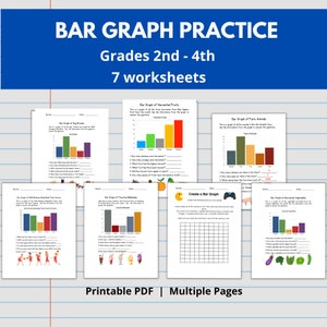Bar Graph Practice Worksheets - Etsy
