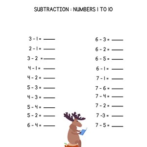 Adding and Subtracting With Number Lines - Etsy