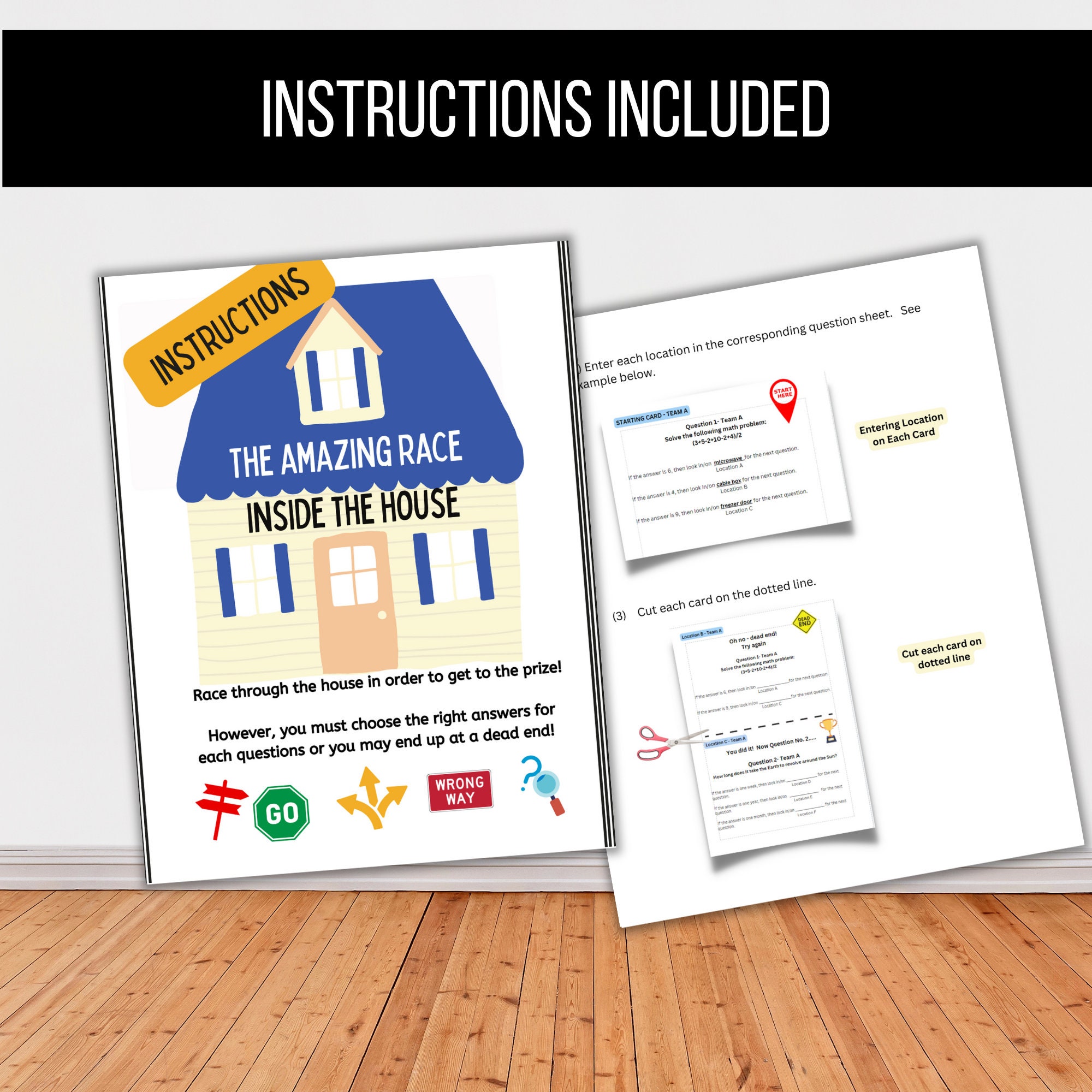 The Amazing Race - Inside the House Trivia Race for Kids Aged 8-12 ...