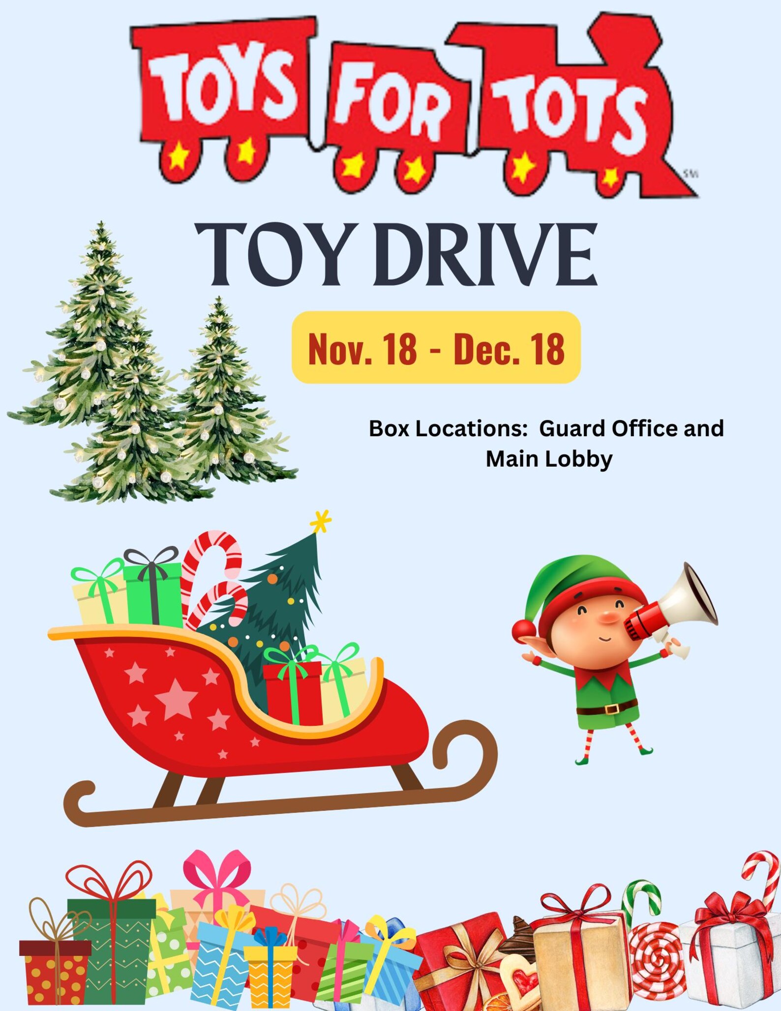Toys for Tots Toy Drive Flyer - Etsy