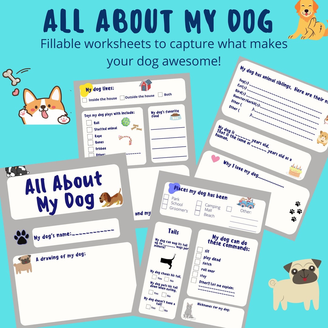 All About My Dog - Etsy