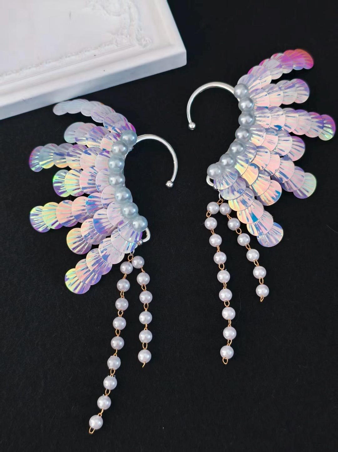 Mermaid Ear Cuff, Ocean Fantasy Jewelry, Non Piercing Fish Earring ...