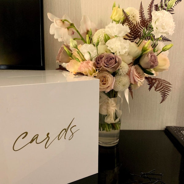 Card Box Sign - Etsy