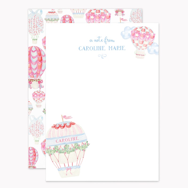 Hot Air Balloon Card - Etsy