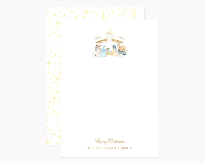 Printable Christmas Stationery Digital Download Instant Editable ...